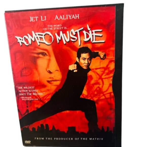 Fox | Media | Dvd Movie Vtg Romeo Must Die Jet Li Aaliyah Kung Fu ...